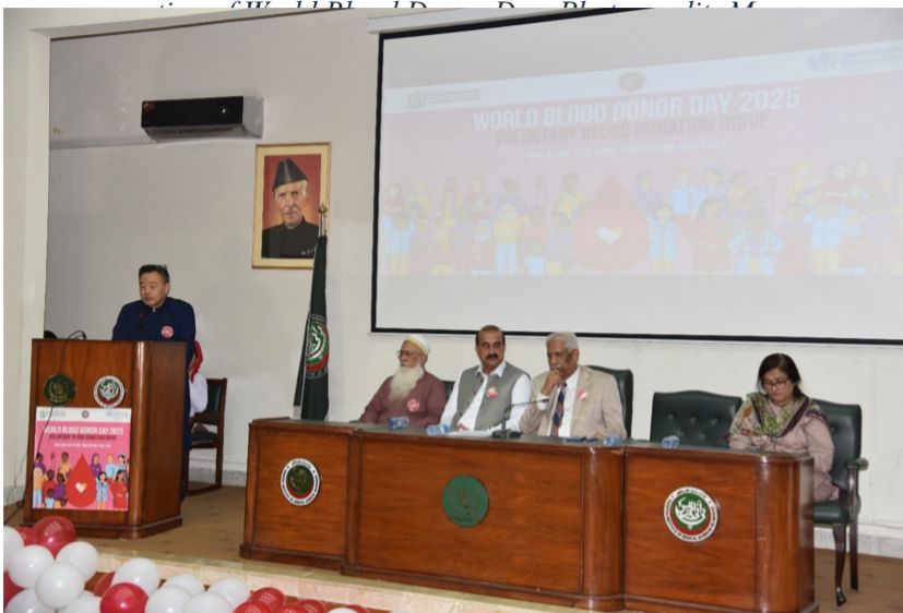 WHO , Pakistan urge 5 million voluntary blood donations a year to save ...